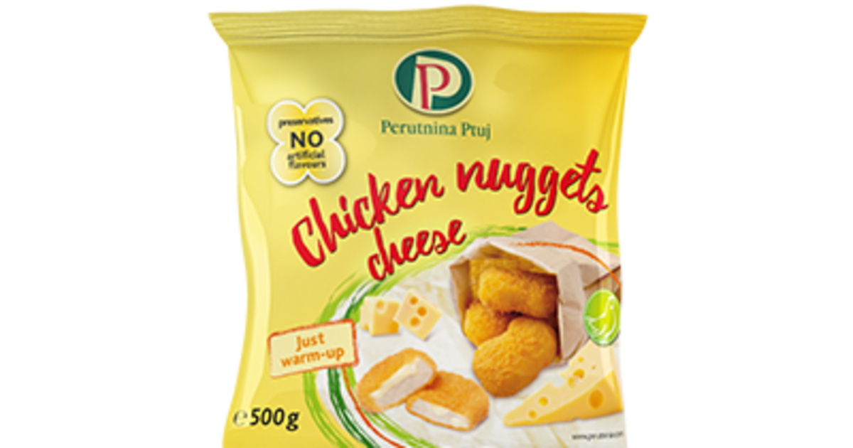 Chicken nuggets with cheese » Perutnina Ptuj
