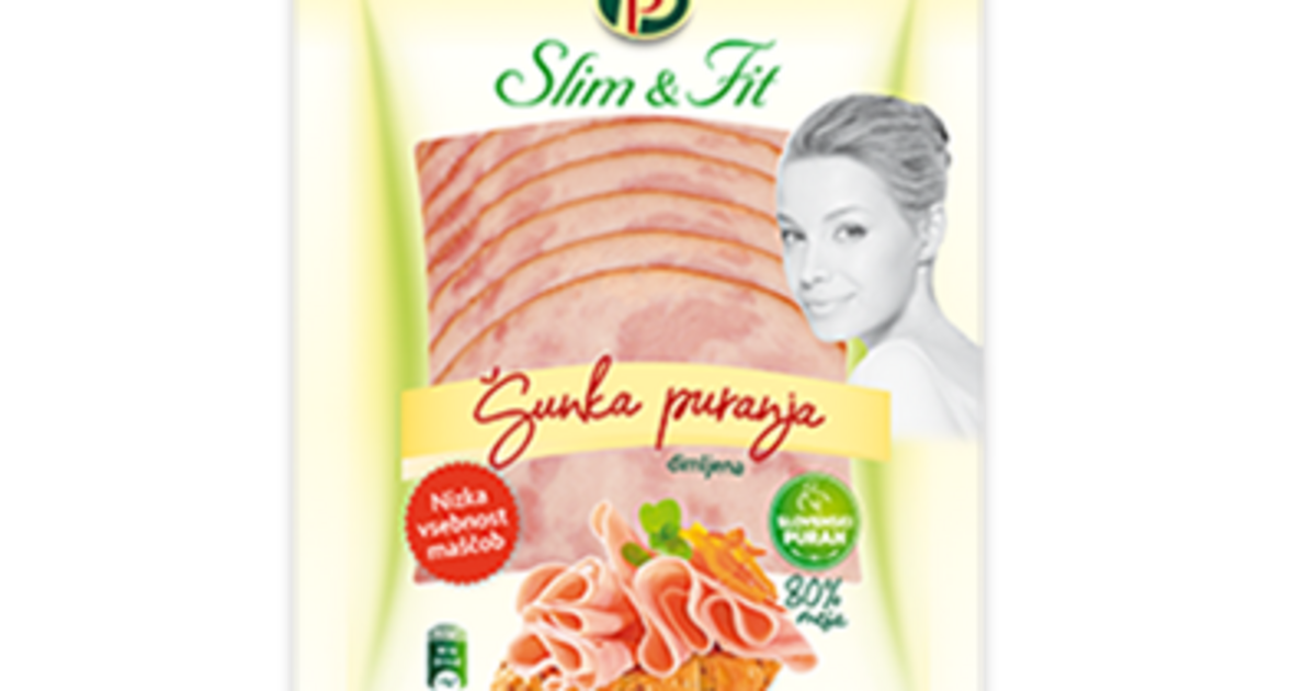Dimljena puranja šunka Slim & Fit, narezek » Perutnina Ptuj