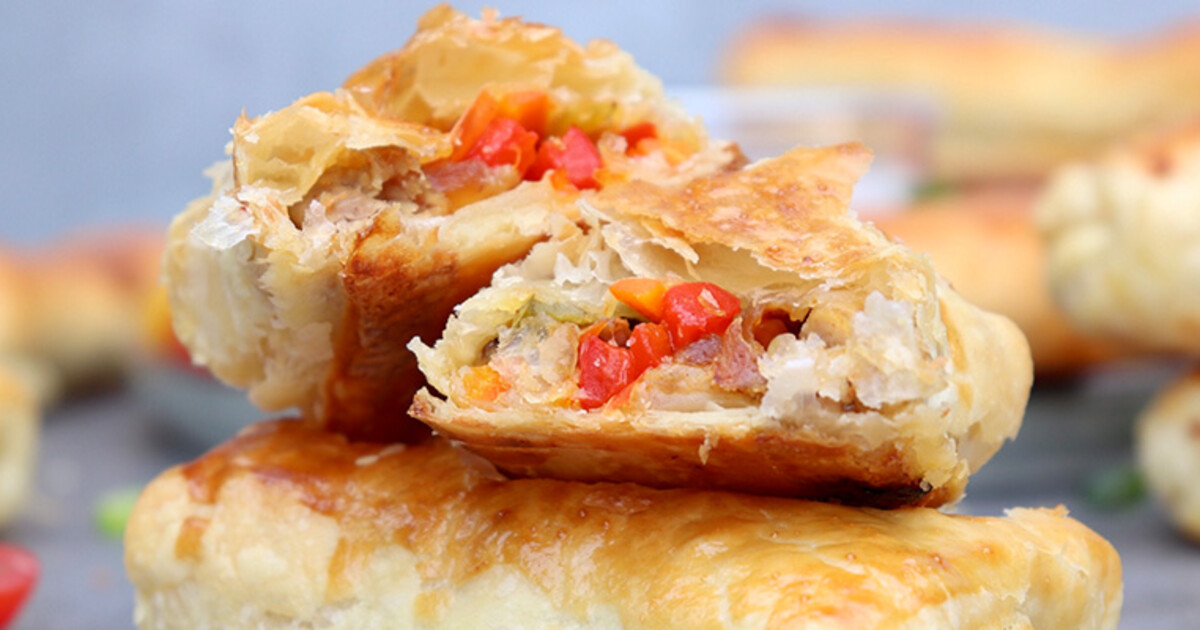 Rolice s nadjevom od piletine, povrća i brusnica » Perutnina Ptuj